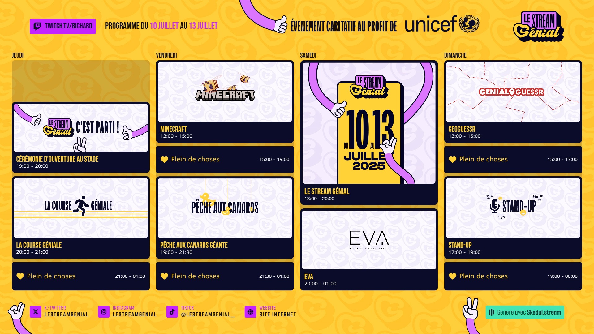 Skedul Explorer - Le Stream Génial - Le Stream Genial - FR